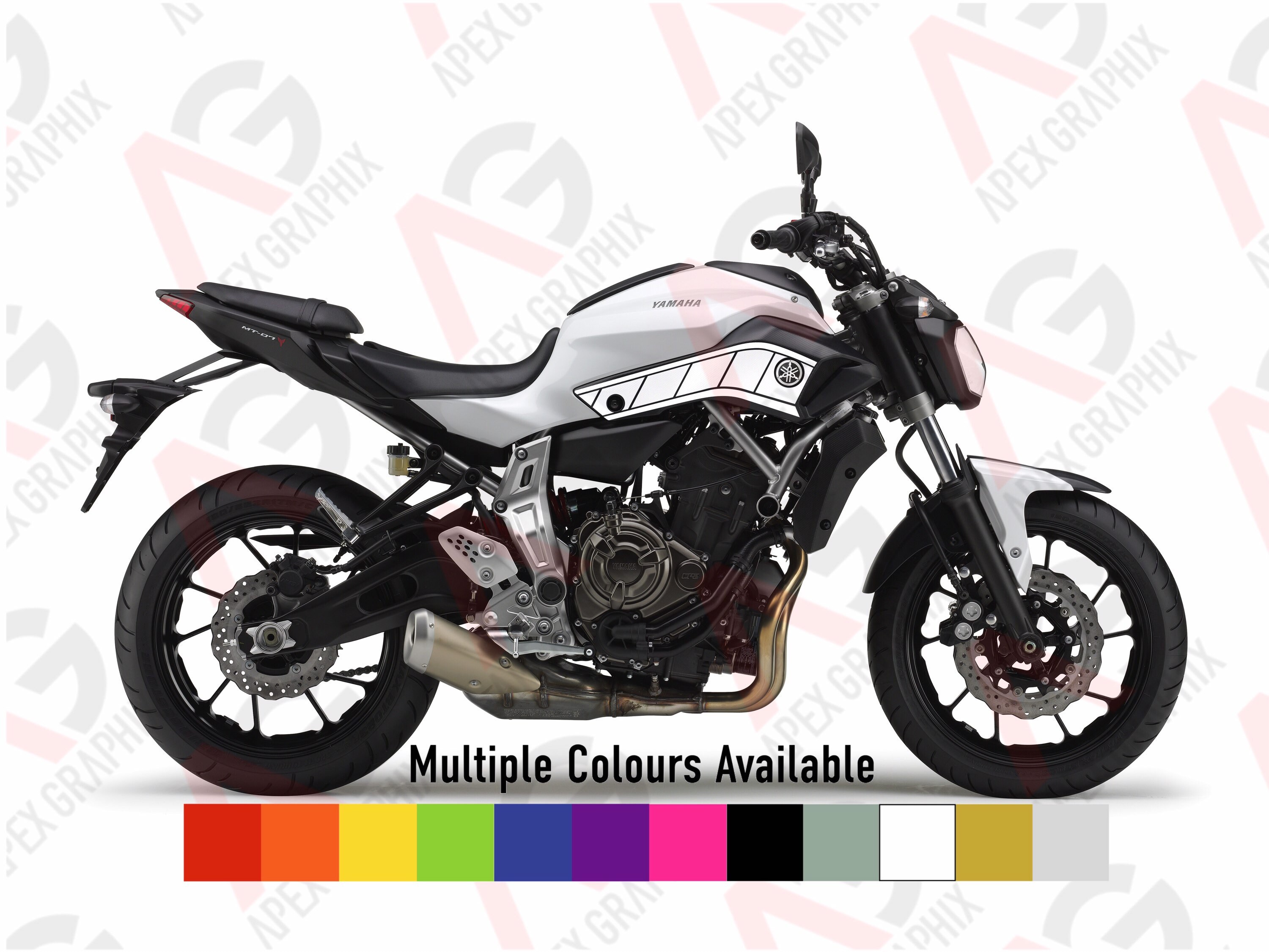 Yamaha MT07 Intake Air Scoop Decal Sticker Multiple Colours Available ...