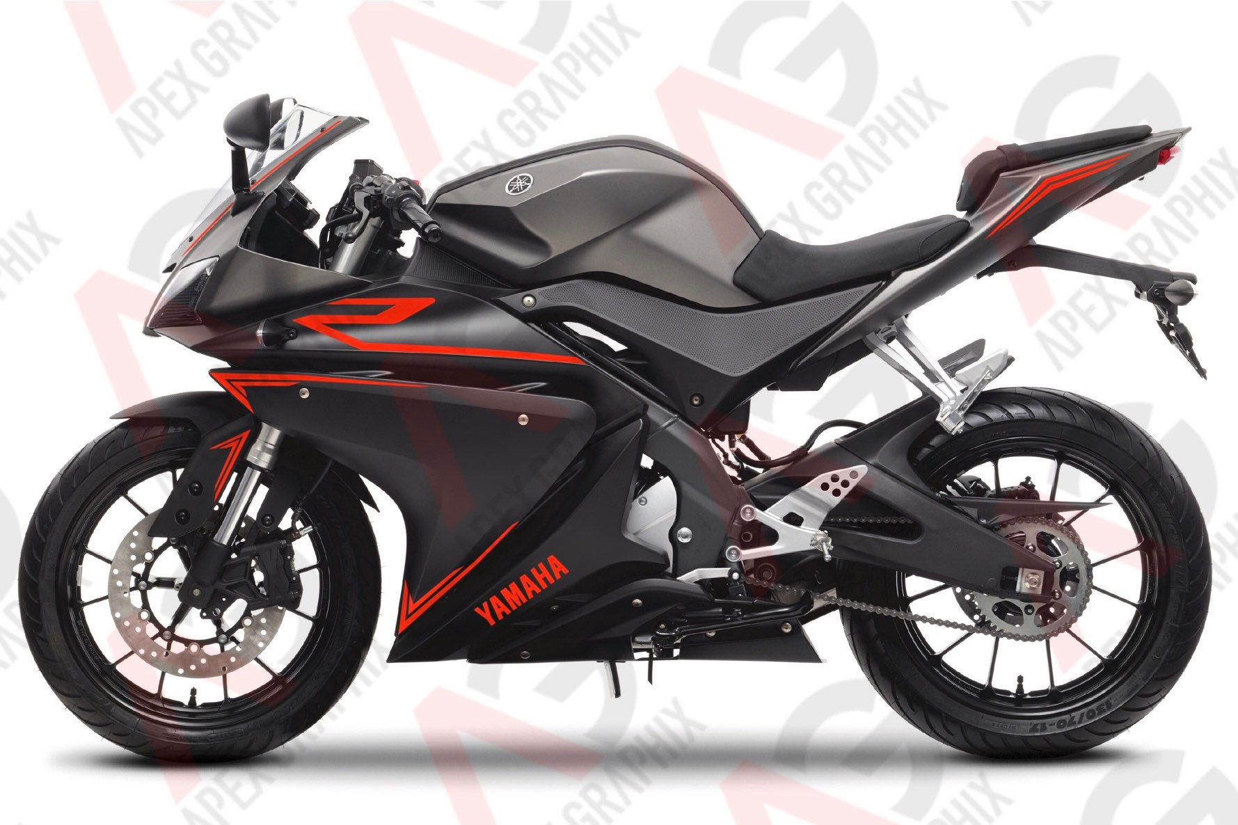 Yamaha YZF R125 Decal Sticker Full Body Kit - Etsy
