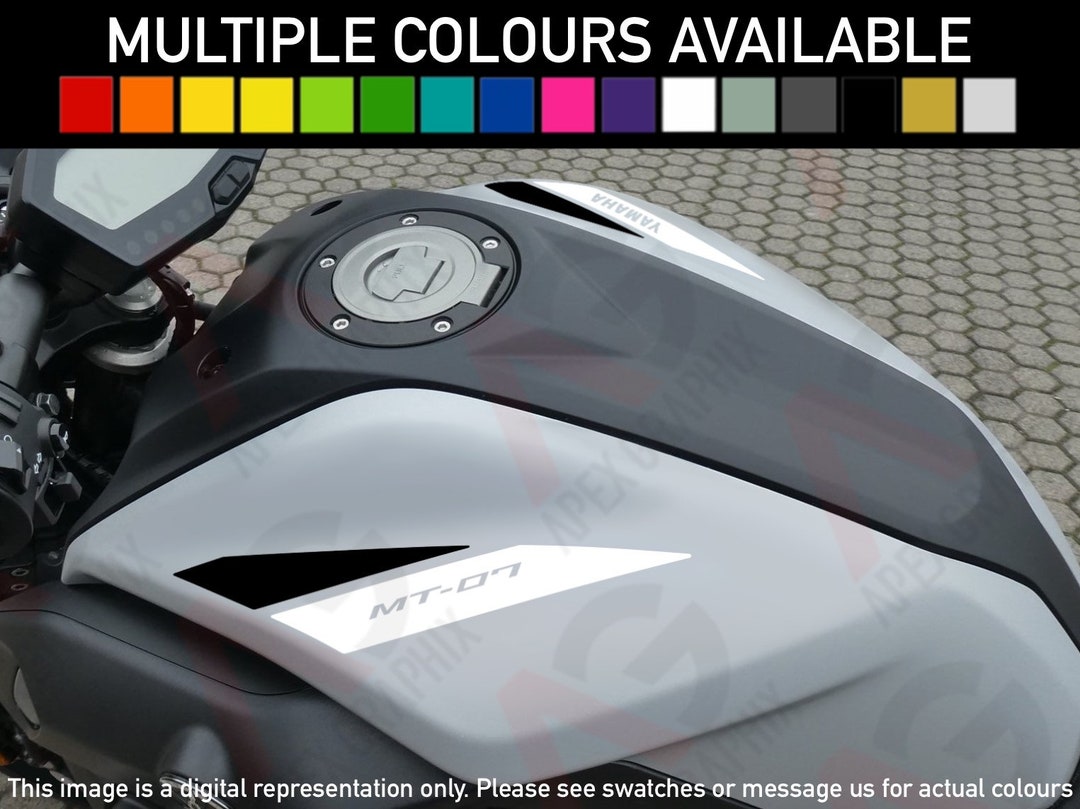 Yamaha MT07 2018-2020 Fuel Tank Stripes Decal Sticker Two - Etsy
