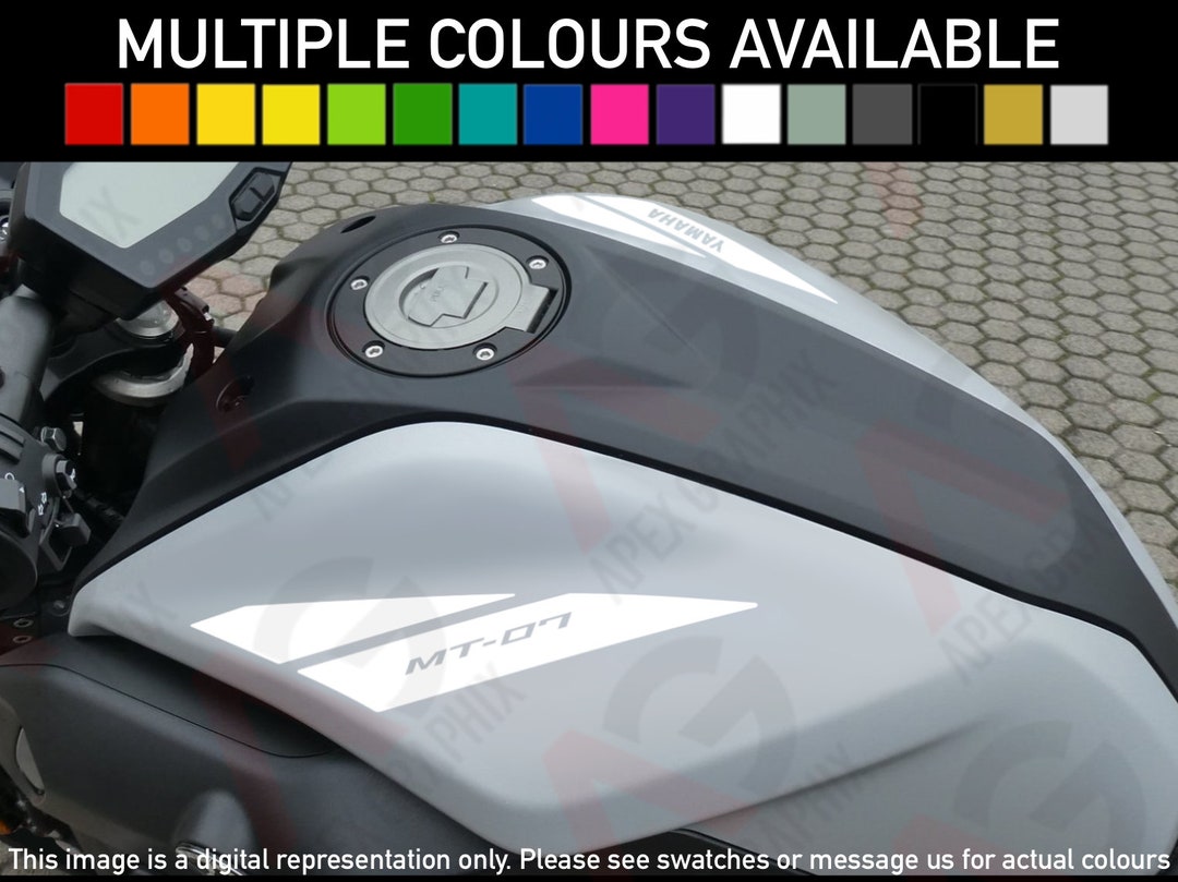 Yamaha MT07 2018-2020 Fuel Tank Stripes Decal Sticker Multiple - Etsy