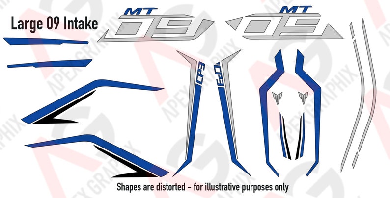 Yamaha MT09 SP Full Decal Sticker Kit 2017-2019 - Etsy Australia