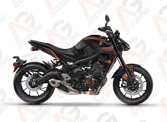 Yamaha FZ09 MT09 Full Decal Sticker Kit 2017-2019 | Etsy