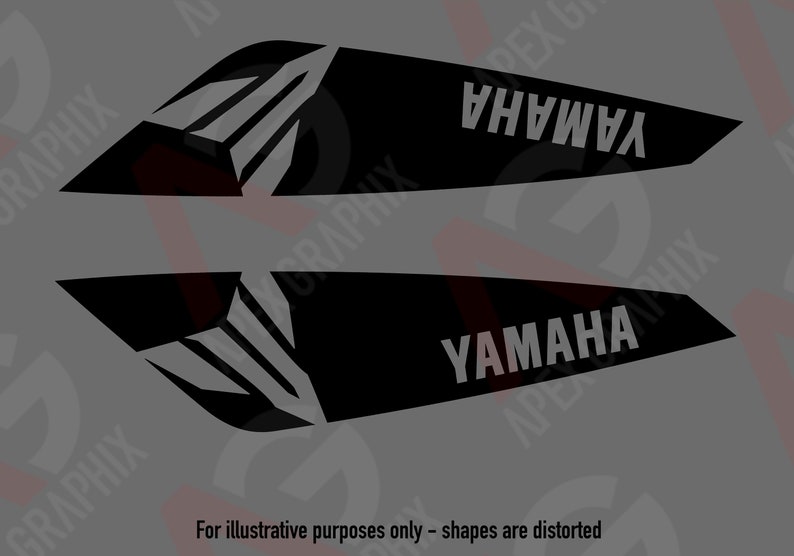 Yamaha MT07 Fuel Tank Yamaha Decal Sticker Multiple Colours Available ...