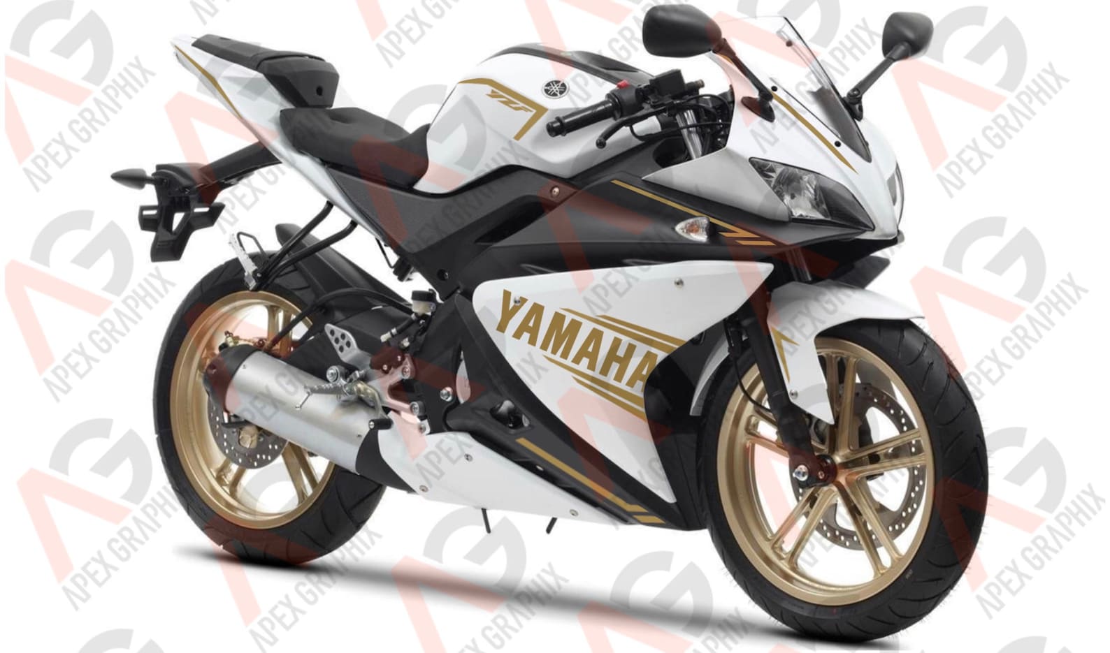 Yamaha YZF R125 Decal Sticker Full Body Kit - Etsy UK