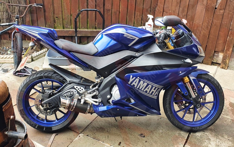Yamaha YZF R125 Decal Sticker Full Body Kit - Etsy UK