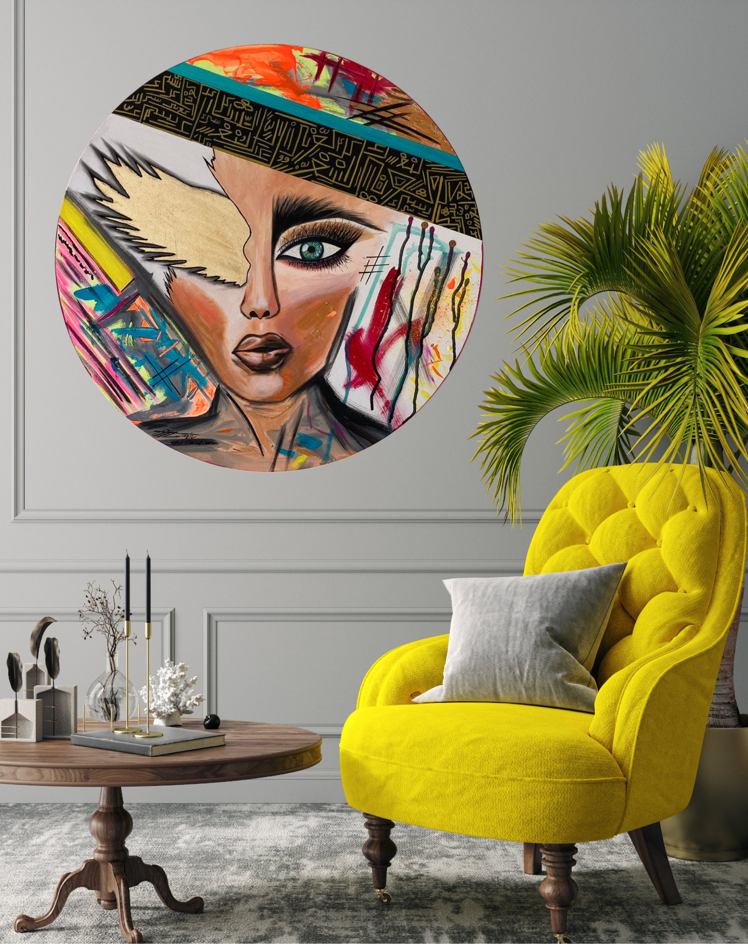 Modern Pop Art Painting Original Painting Wall Art Modern - Etsy