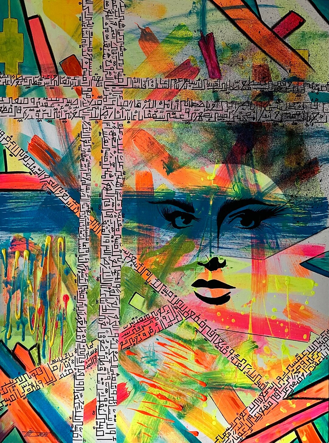 Modern Pop Art Painting, Printed Painting, Wall Art, Modern Art ...