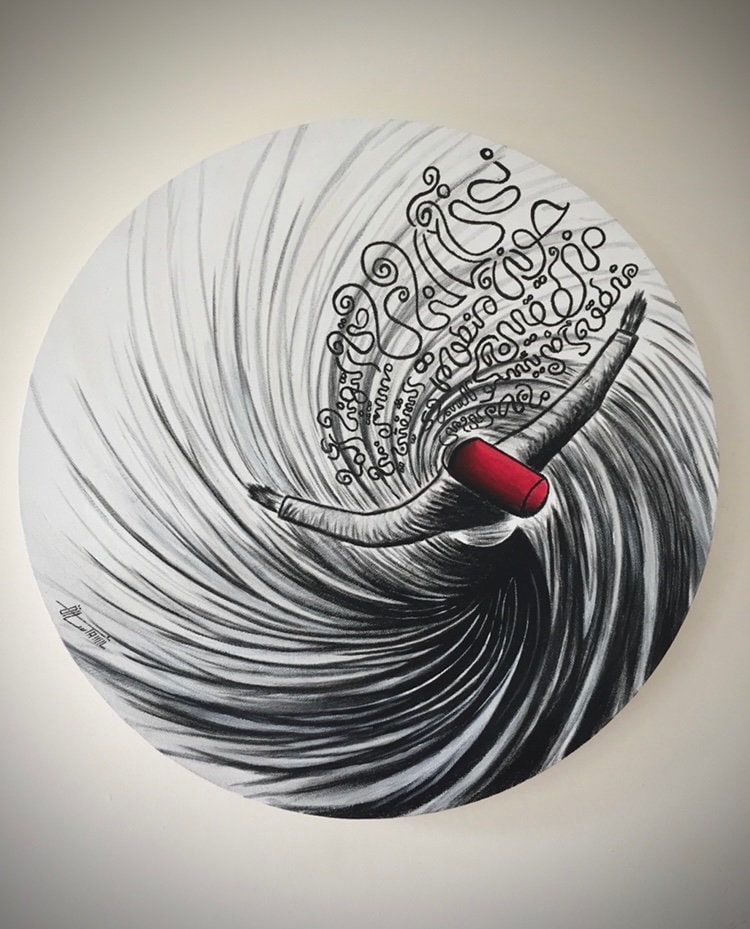 Sufi Arabic Calligraphy Printable Artwork RUMI Quote Wall - Etsy