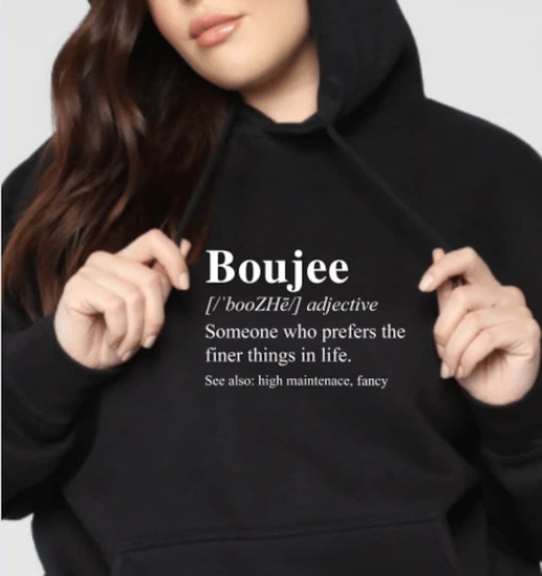 Boujee Definition Hoodie, Funny Unisex Sweatshirt - Etsy Österreich