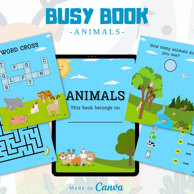 Busy Book Printable - Etsy