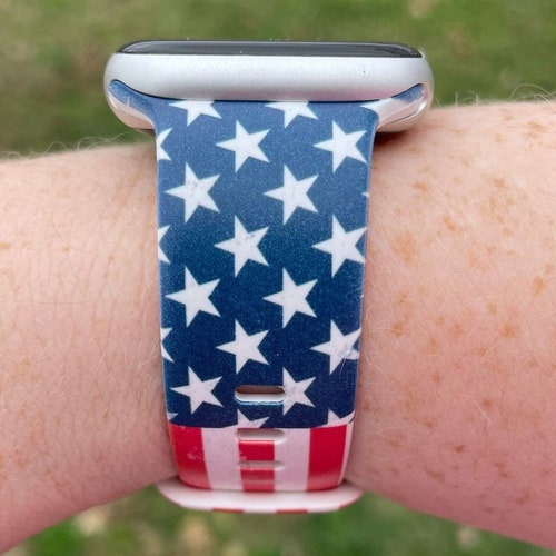 Thin Blue Line Watch Band Compatible With Apple Watch Samsung - Etsy