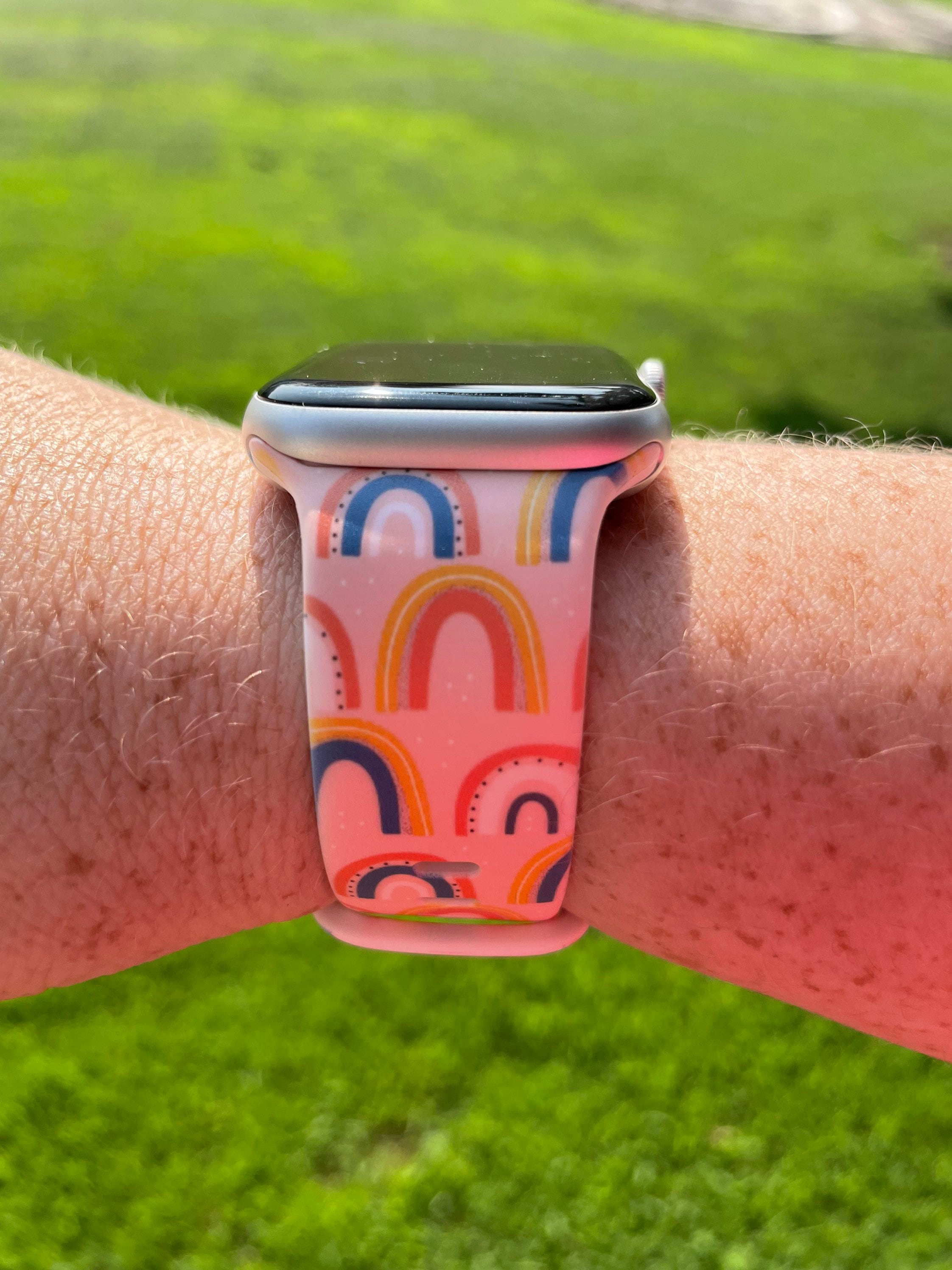 Boho Rainbow Watch Band Compatible With Apple Watch Samsung - Etsy