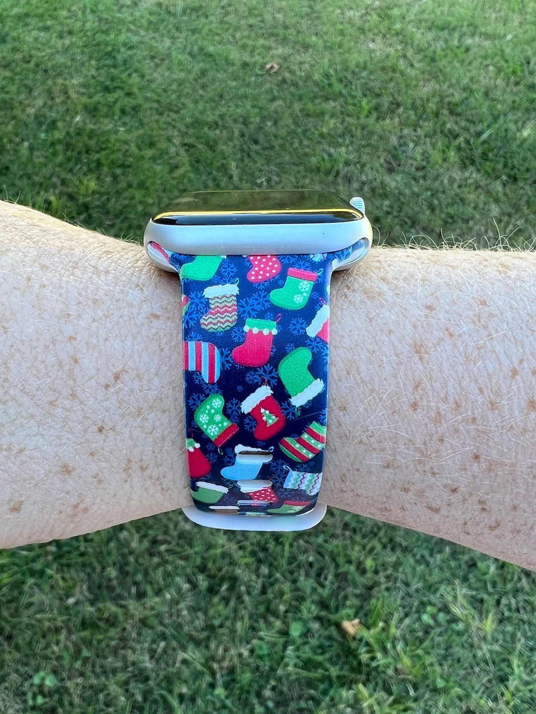 Christmas Stocking Watch Band Compatible With Apple Watch Samsung ...