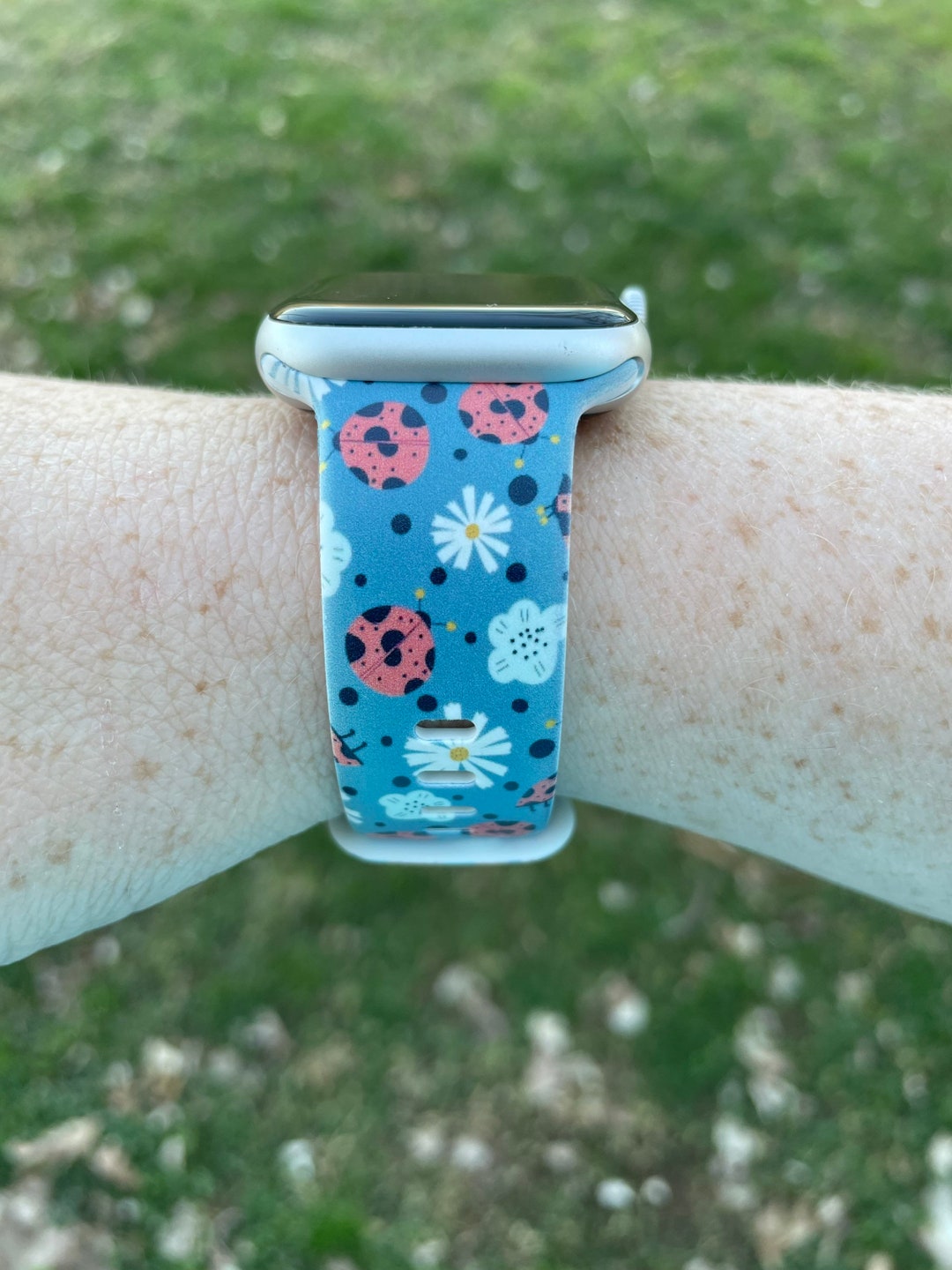 Lady Bug Watch Band Compatible With Apple Watch Samsung Garmin - Etsy