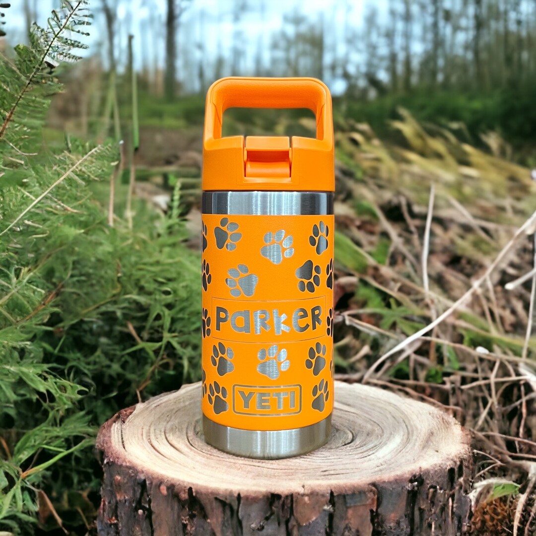 Paw Print Kids Yeti: 12 & 18 Ounce Kids Water Bottle, Fully Wrapped - Etsy