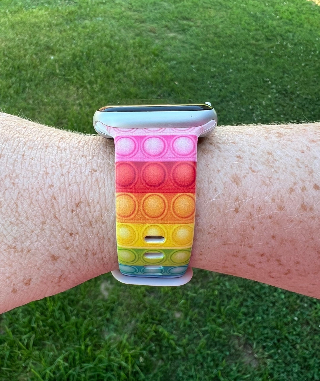 Fidget Printed Watch Band Compatible With Apple Watch Samsung Garmin - Etsy