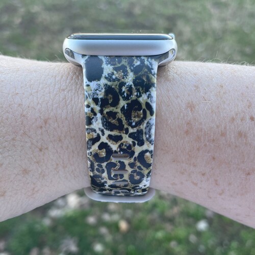 Rainbow Leopard Watch Band Compatible With Apple Watch Samsung - Etsy
