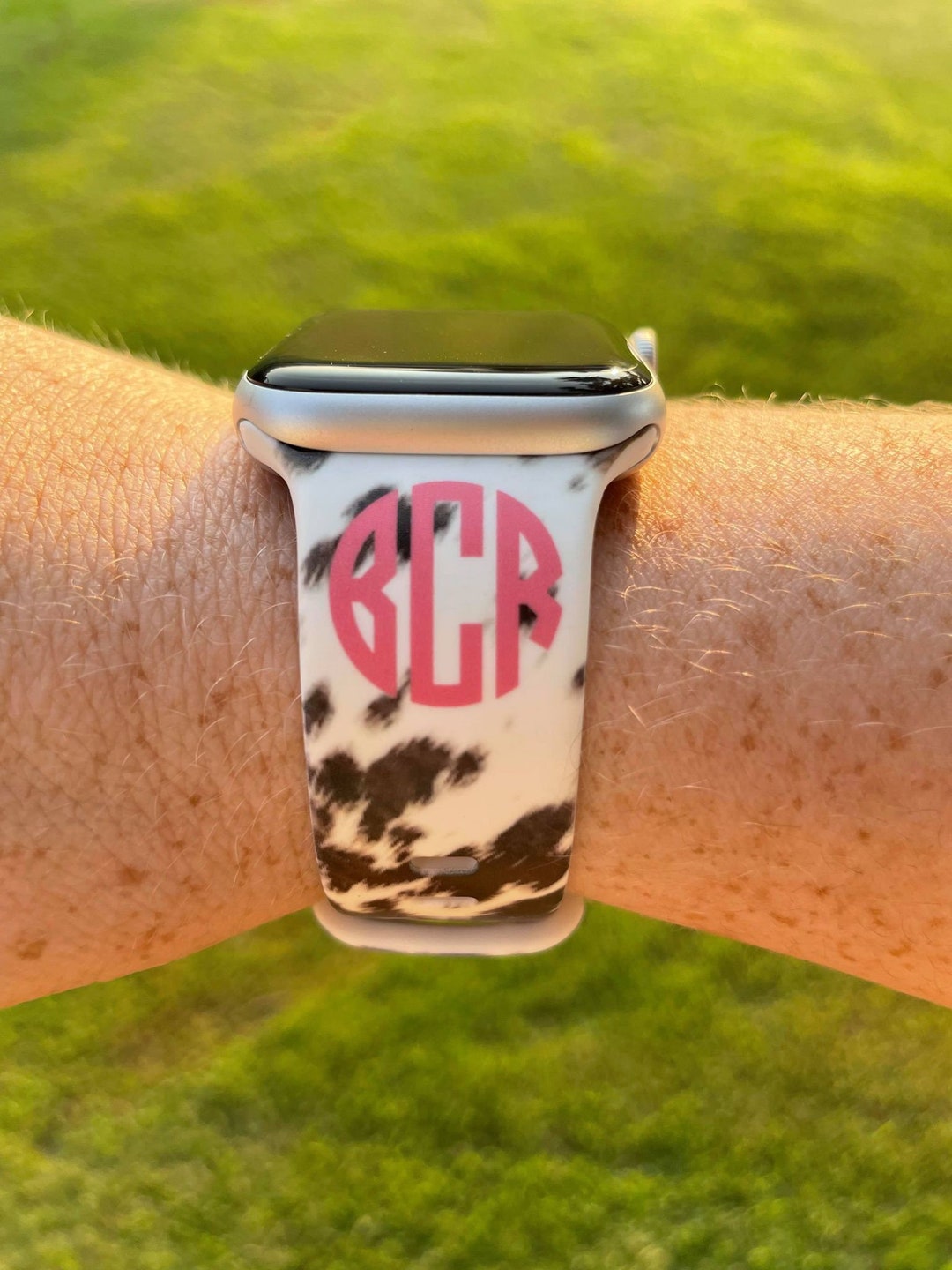 Personalized Cow Watch Band Compatible With Apple Watches Samsung ...
