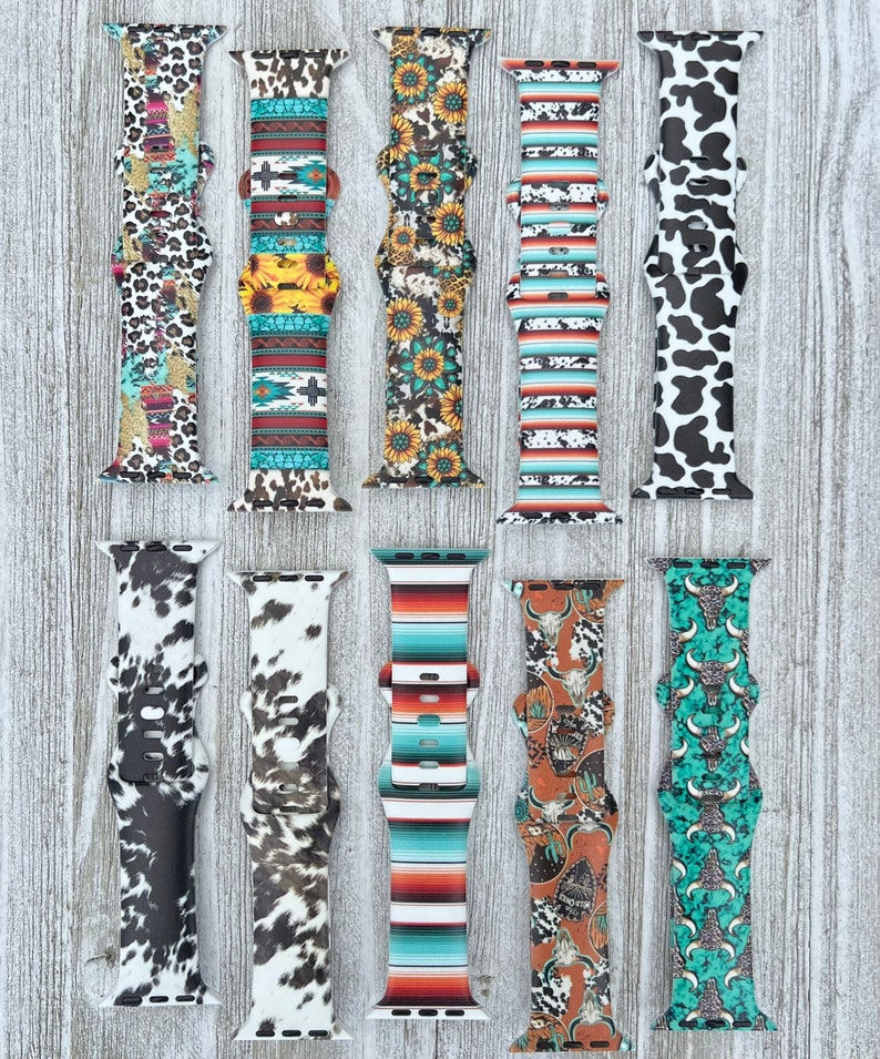 Western Watch Band Bundle, 10 Bands, Free Case - Etsy