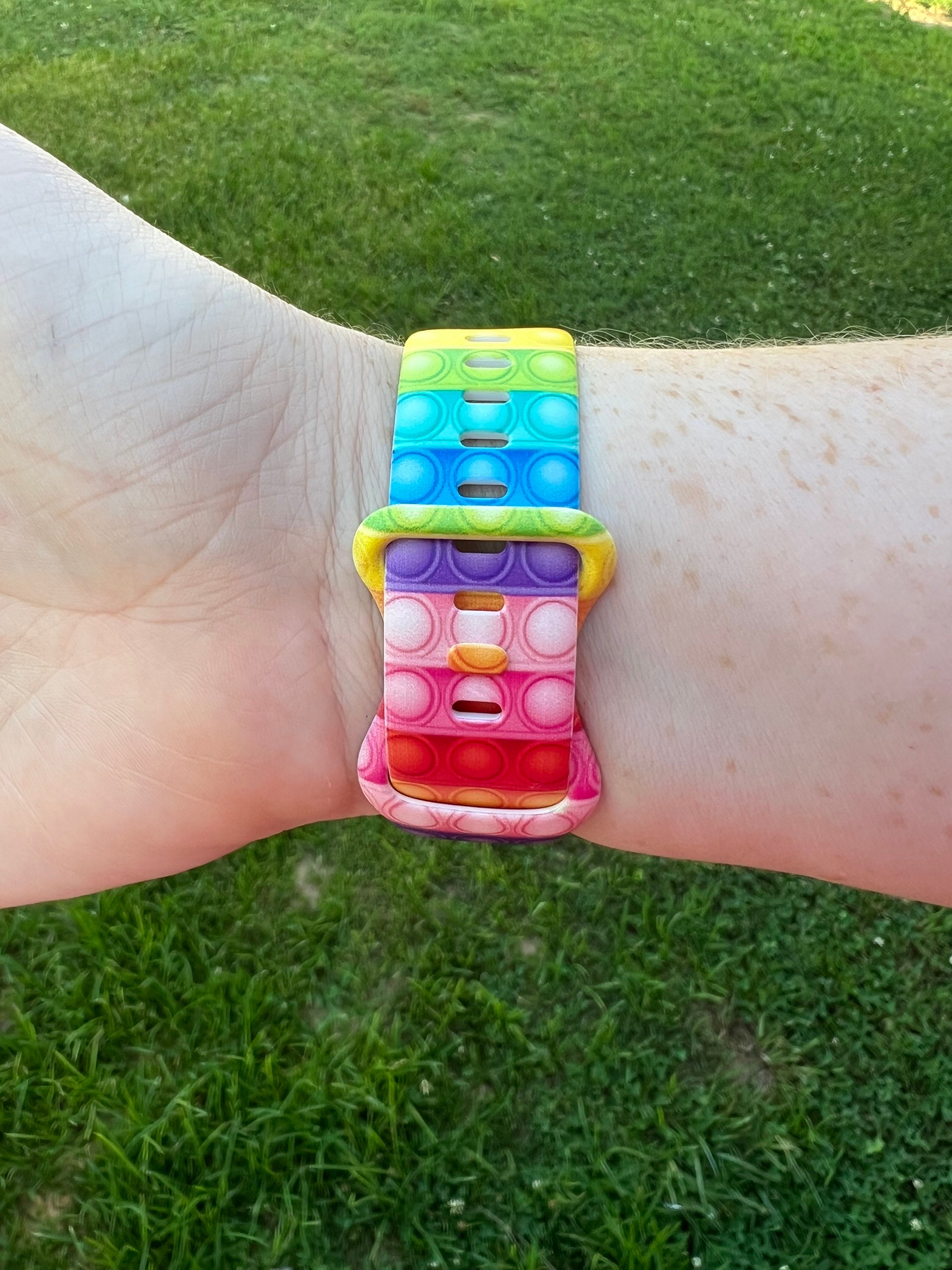 Fidget Printed Watch Band Compatible With Apple Watch Samsung Garmin - Etsy