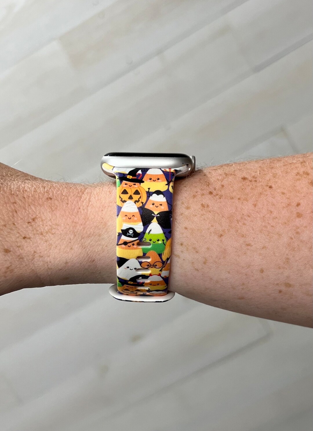 Halloween Candy Corn Watch Band Compatible With Apple Watch Samsung ...