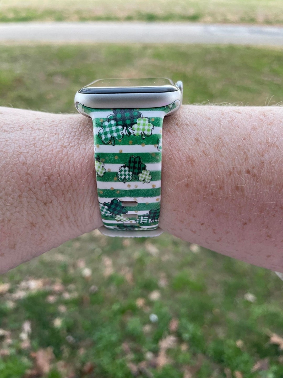 Four Leaf Clover Watch Band Compatible With Apple Watch Samsung Garmin ...