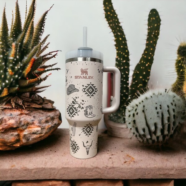 Stanley Cup 40 Oz Accessories Western Etsy