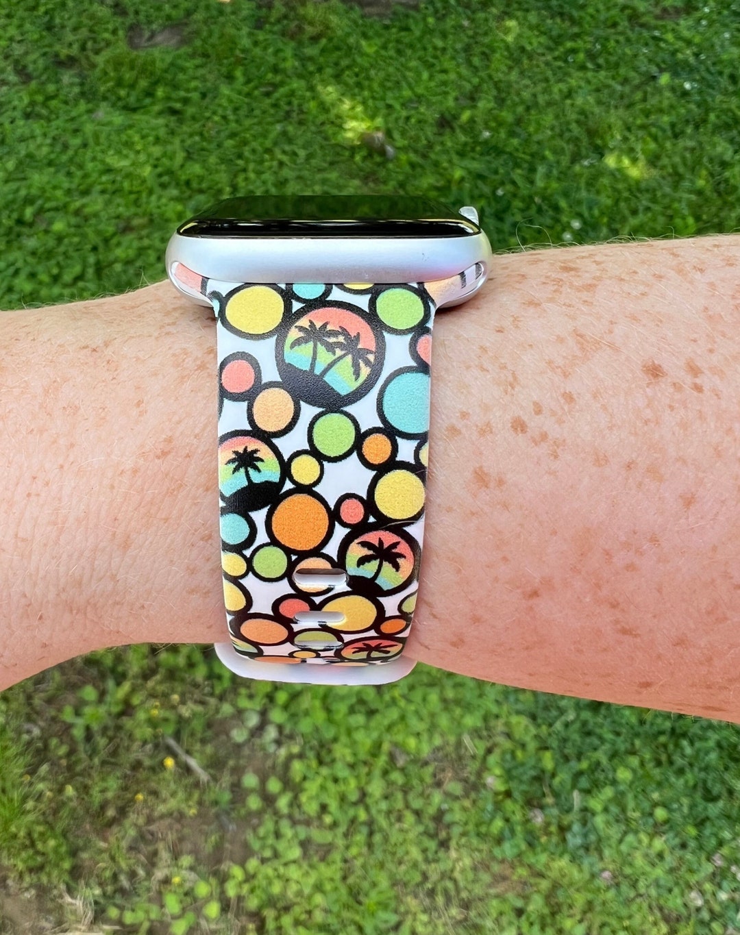 Palm Tree Watch Band Compatible With Apple Watch Samsung Garmin - Etsy