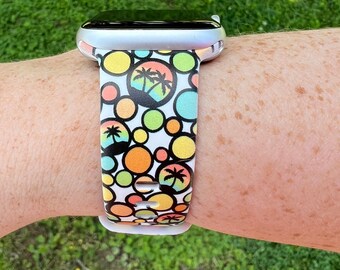 Palm Tree Watch Band - Etsy