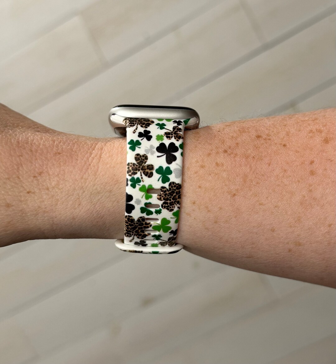 Four Leaf Clover Watch Band Compatible With Apple Watch Samsung Garmin ...