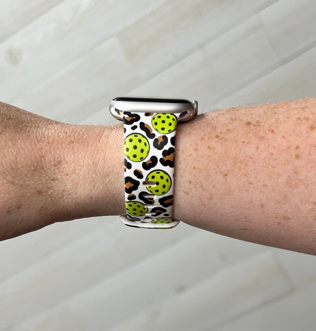 Pickleball Leopard Watch Band Compatible With Apple Watch Samsung ...