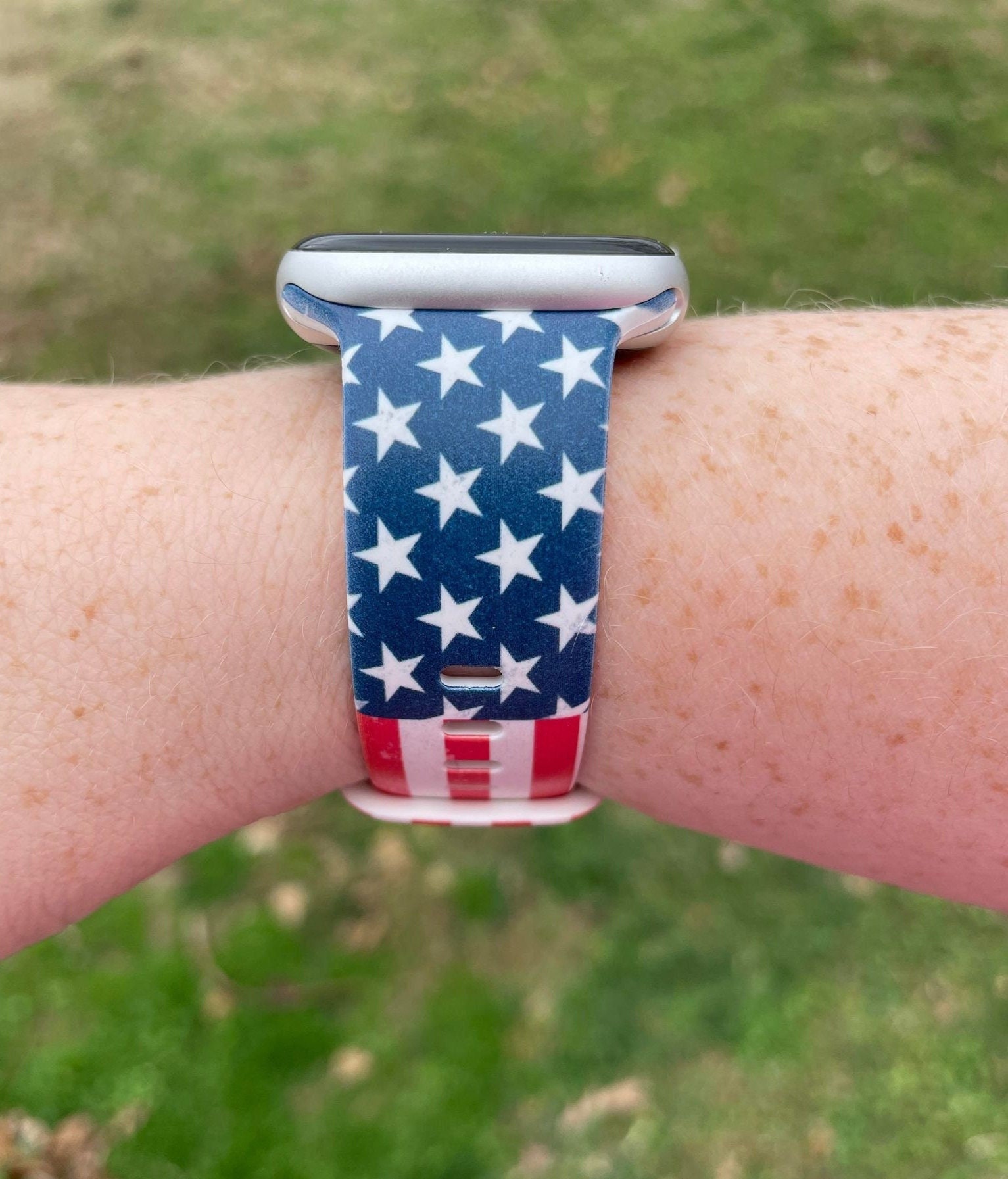 American Flag Watch Band Compatible With Apple Watch Samsung - Etsy