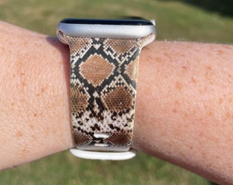 Snake Skin Apple Watch Band | Etsy