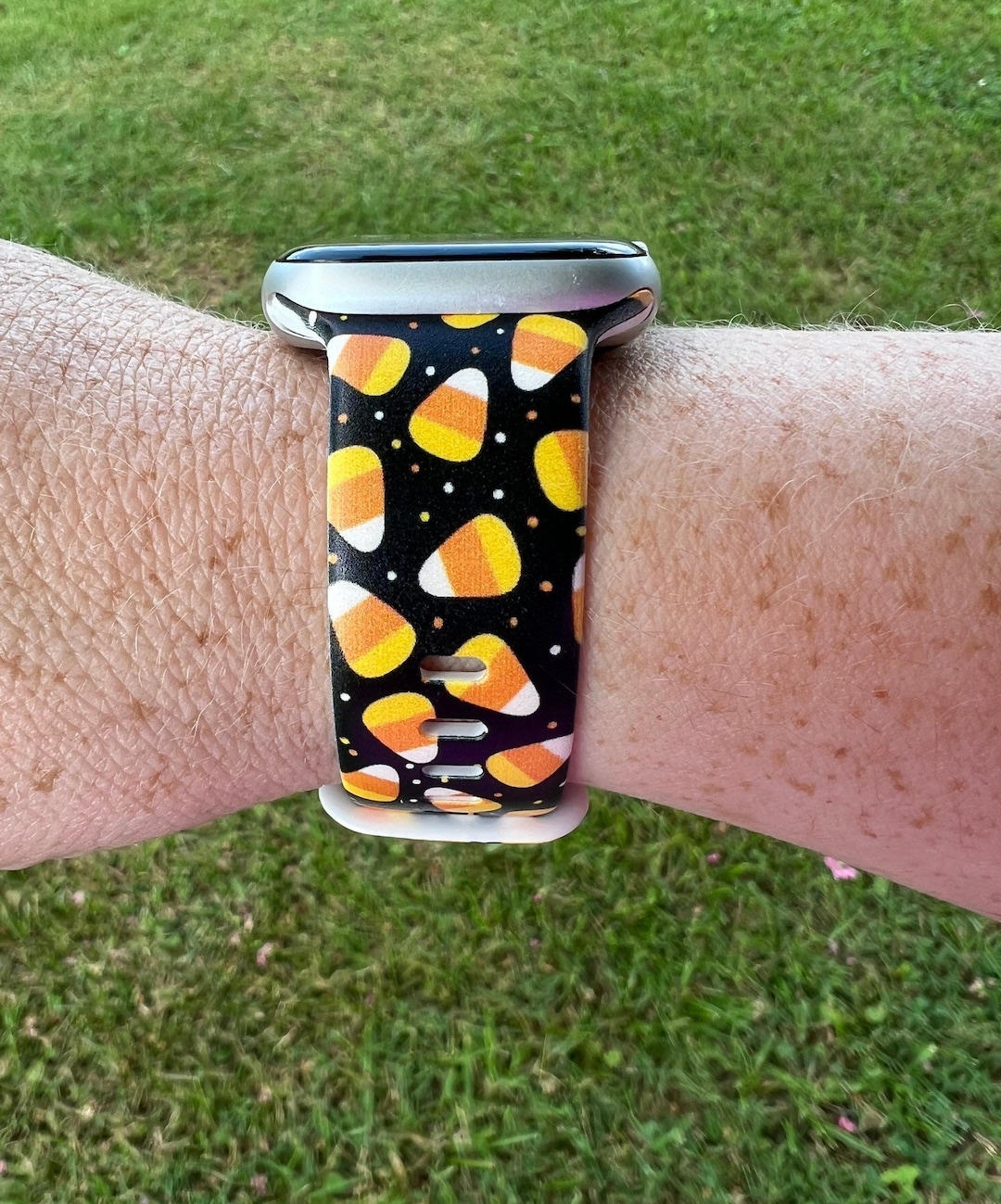 Candy Corn Watch Band Compatible With Apple Watch Samsung Garmin - Etsy