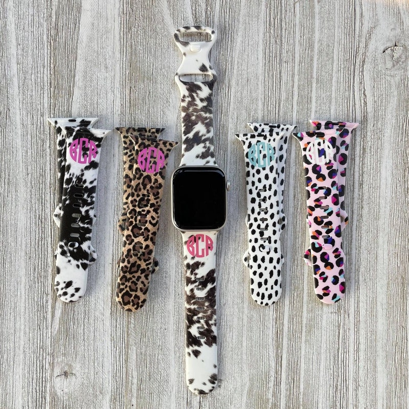 Monogram Apple Watch Band - Etsy