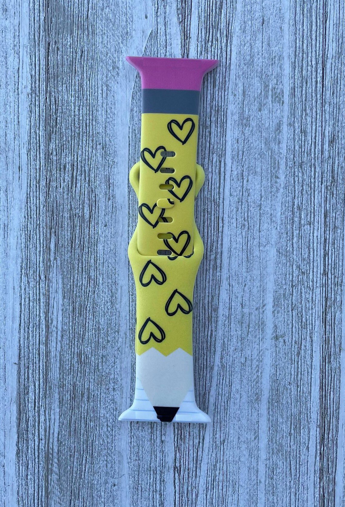 Teacher Pencil Watch Band Compatible With Apple Watch Samsung Garmin - Etsy