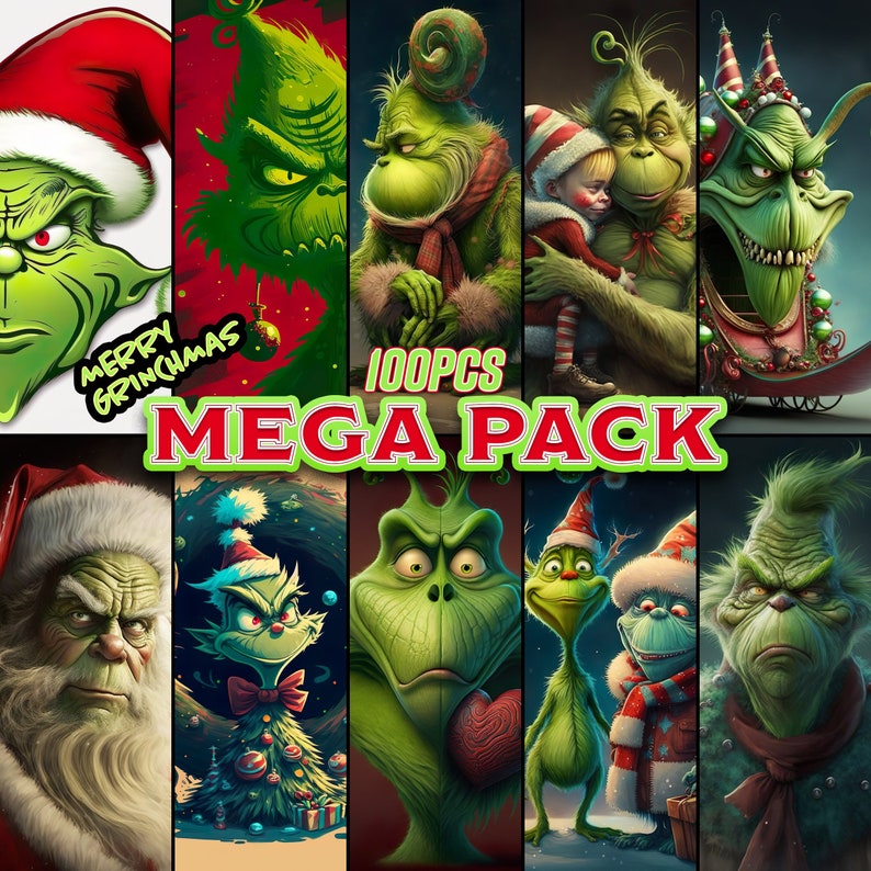 Merry Grinchmas Mega Bundle | Add a Touch of Whimsy to Your Holidays ...