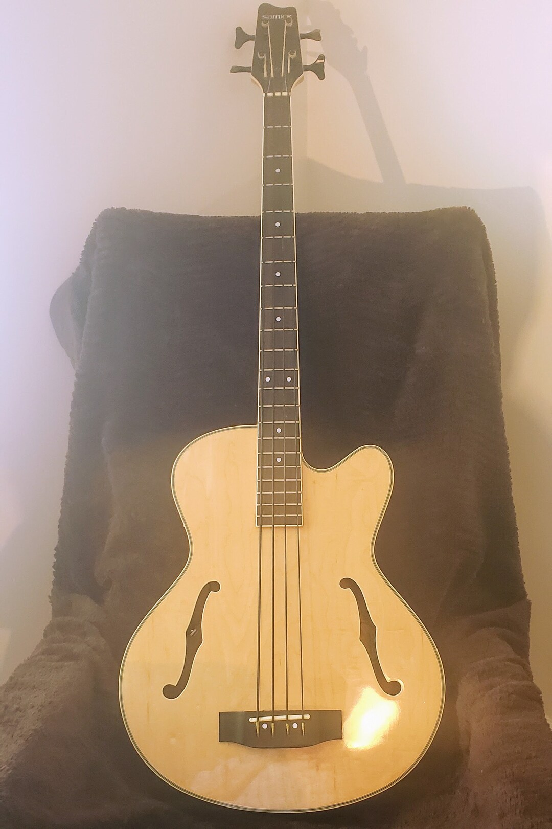 Samick HFB 590 Blonde Acoustic/electric 4 String Bass - Etsy Canada