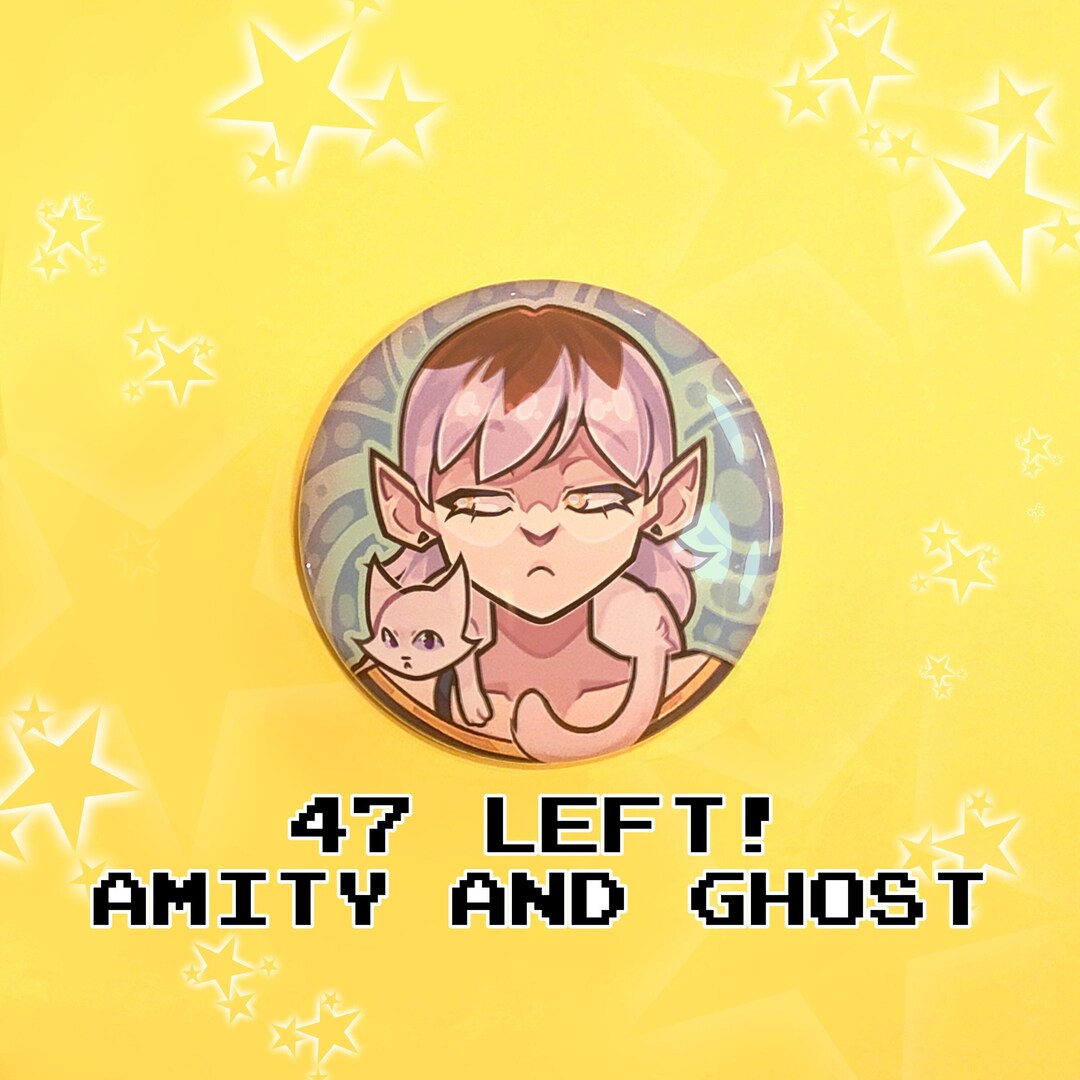 Amity Blight and Ghost Pin/button 2.25in (47 LEFT!) - Etsy
