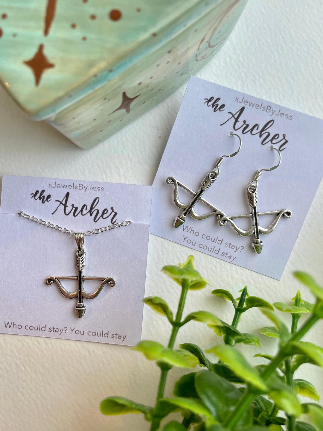 The Archer Inspired Necklace And/or Earrings | 15% off Set With Code ...