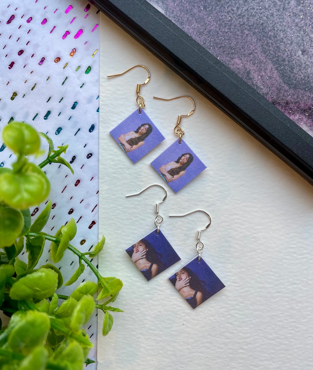 Olivia Rodrigo Mini Album Cover Earrings Silver or Gold 3 FOR 2 WITH ...