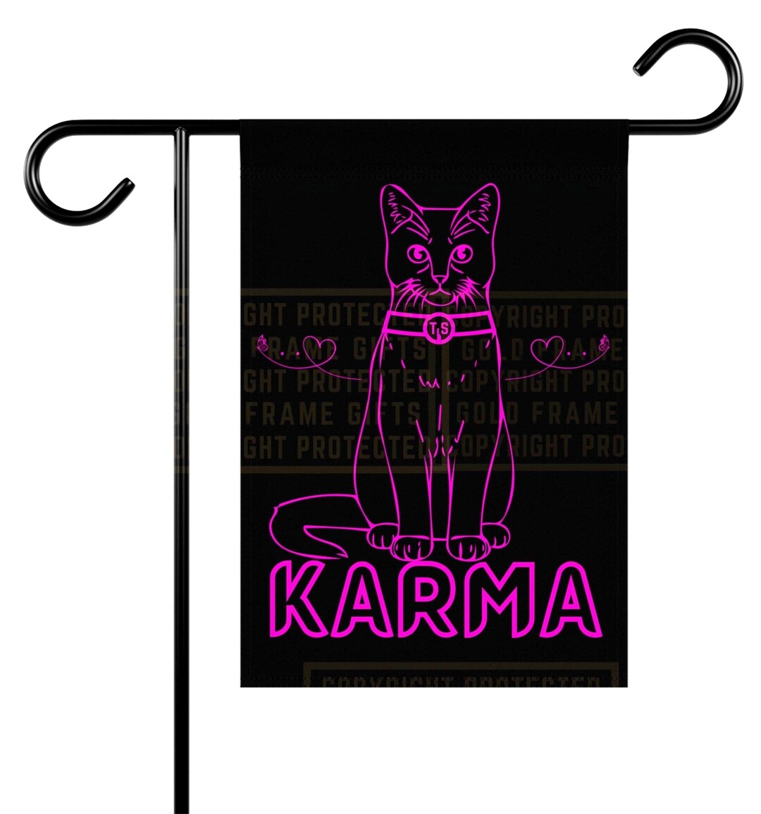 Karma Cat TS Flag, Swifties Gift Flag, Garden & House Banner, Yard Art ...