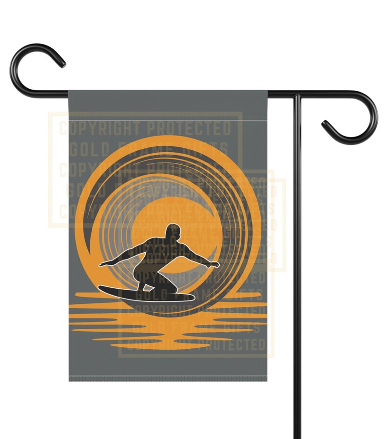 Surfing Flag, Surf Sunrise, Sunset Flag, Garden Mailbox House Banner ...