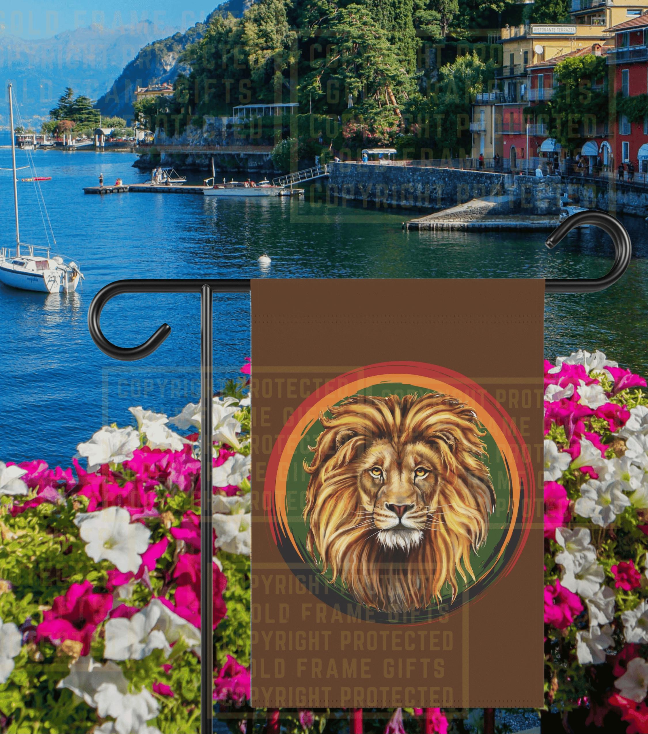 Lion Flag, Lion College University Mascot, Garden Flag, Yard Sign, Art ...