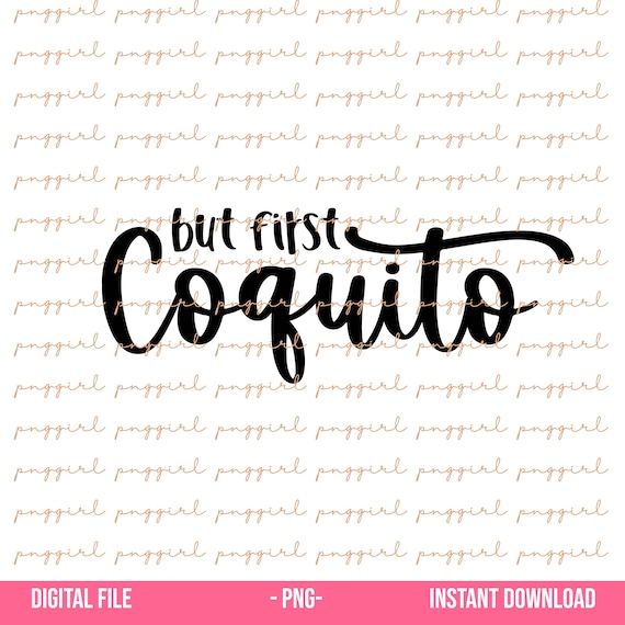 Coquito PNG Design Downloads Spanish Digital PNG Puerto Rico - Etsy