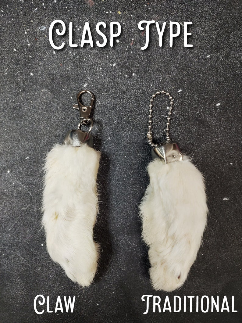 Lucky Rabbit Foot Keychain Charm, Deep Purple, Real Rabbit Foot. - Etsy