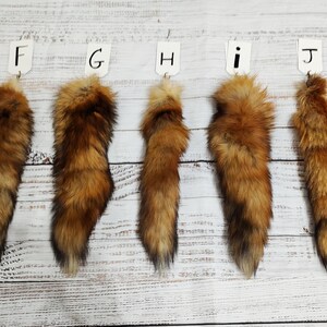 Choose Your Own, Real Fur Red Fox Tail Keychain With Swivel Clasp ...