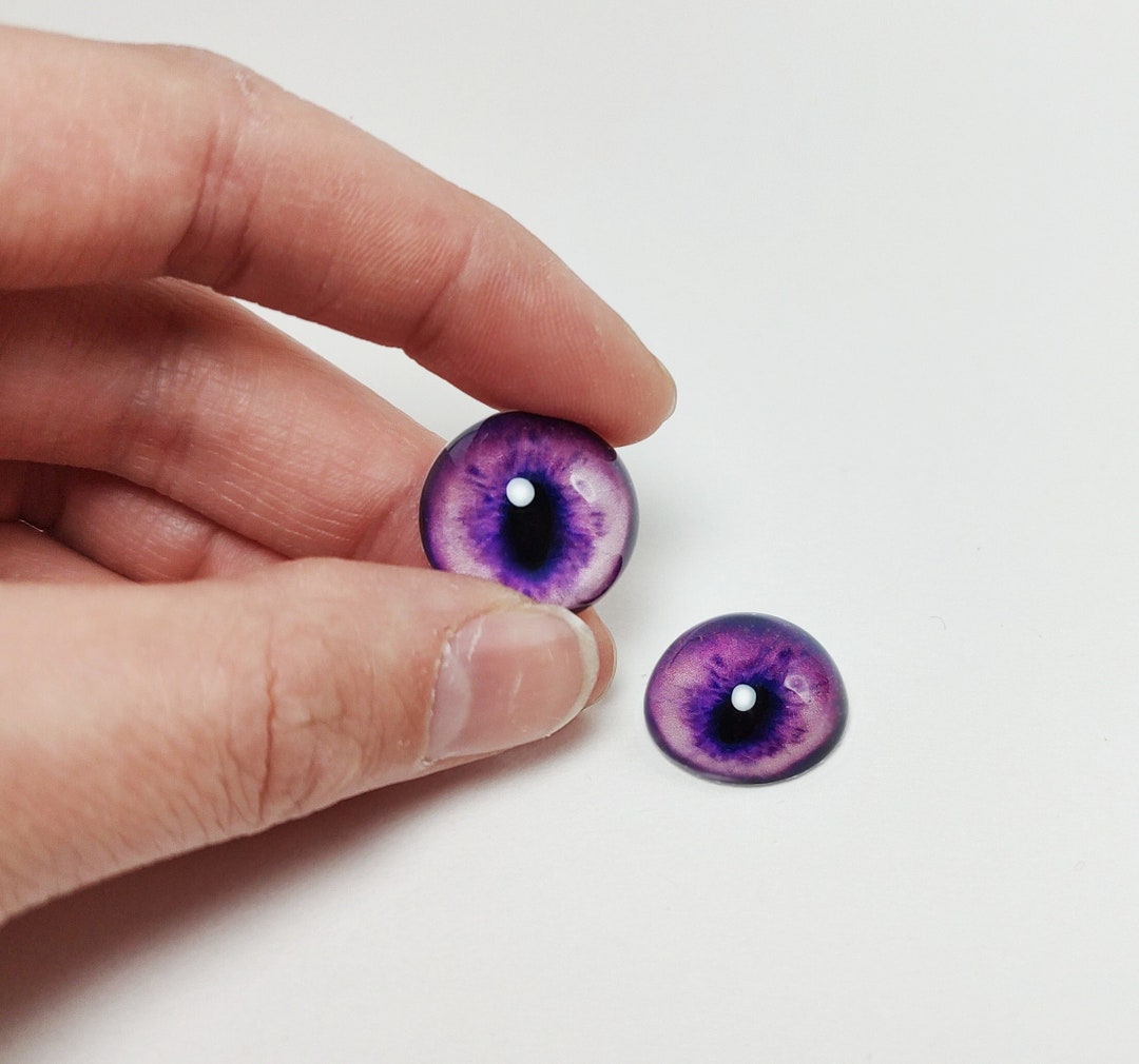 Choose a Size, Fantasy Purple Glass Eyes, Stuffed Animal Eyes, Fox Eyes ...