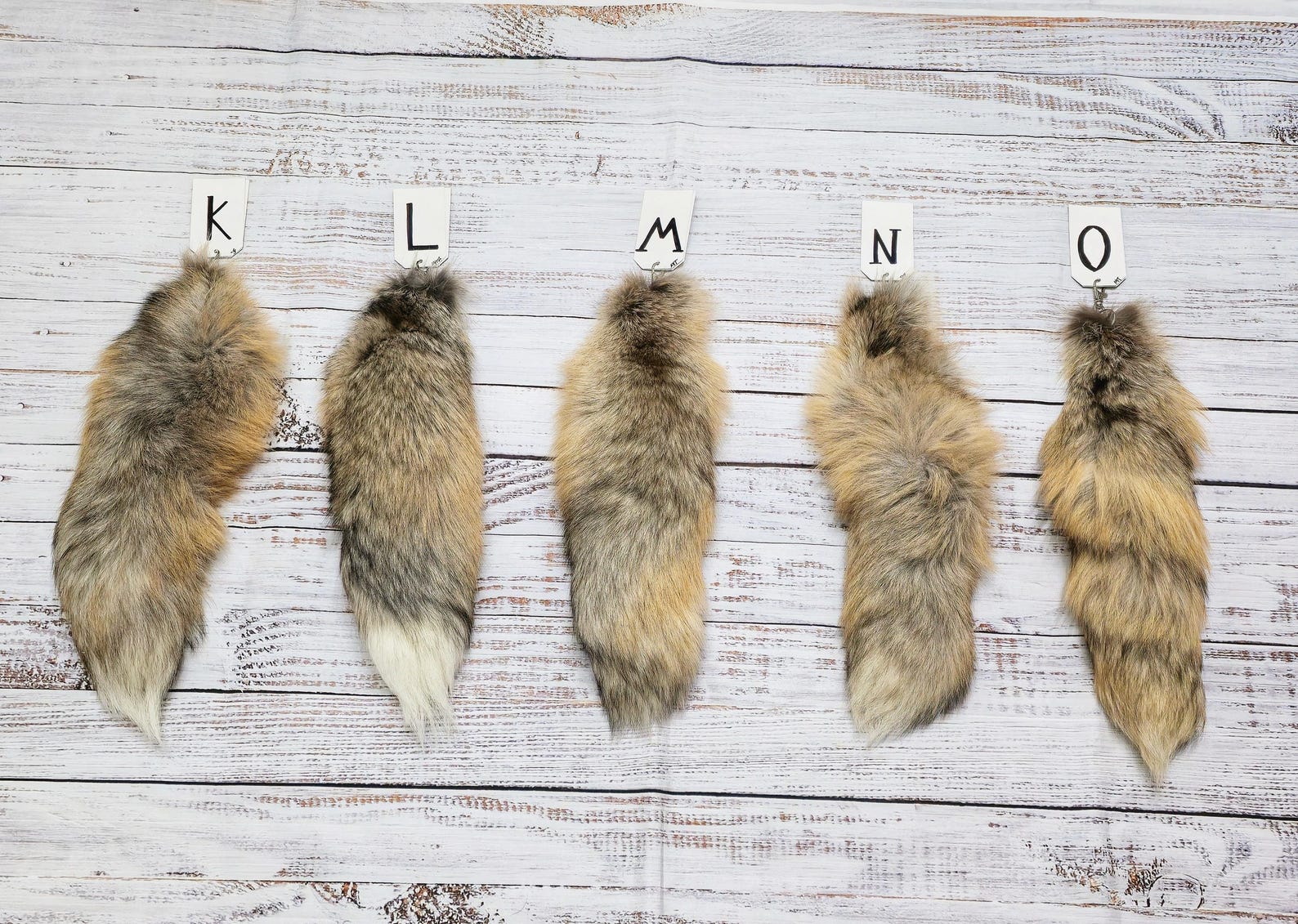 Choose Your Own, Real Fox Tail, Multi-colored Mutation Fox Tail ...