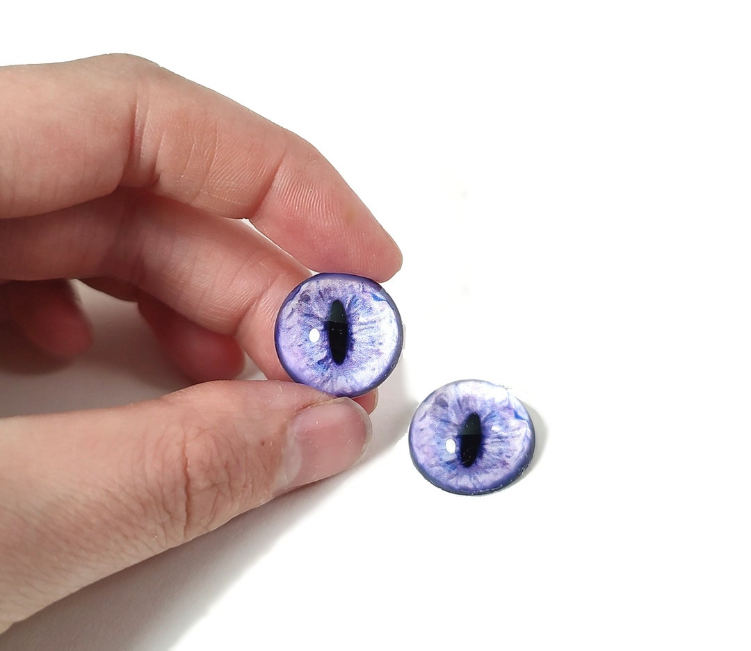 Lilac Fox MC1 Taxidermy Eyes, Glass Eyes, Craft Eyes, Made to Order - Etsy